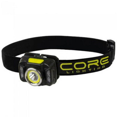 Core Rechargeable Head Torch 320 Lumens Motion Sensor Adjustable Strap