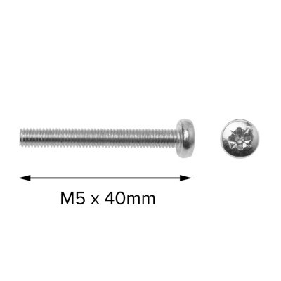 Corefix Spike Plasterboard Fixing. 8pk with M5x40mm screws