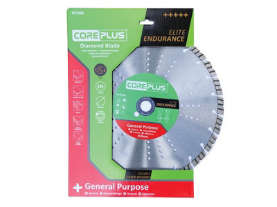 CorePlus CORDBGP350E GP350E Elite General-Purpose Diamond Blade 350mm ...