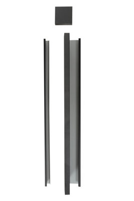 Corner Post - Post Extender - Black - Seven Feet Extension