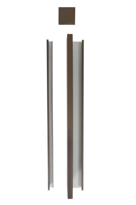 Corner Post - Post Extender - Brown - Six Feet Extension
