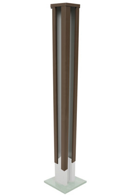 Corner Post - Post Extender - Brown - Six Feet Extension