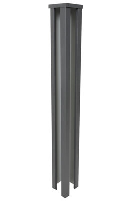 Corner Post - Post Extender - Graphite Grey - Eight Feet Extention ...