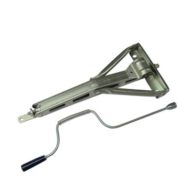 Corner Steady Jack Leg 29" with Winding Handle (Galvanised Caravan ...
