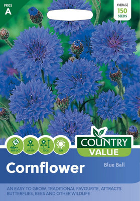 Cornflower Blue Ball by Country Value | DIY at B&Q