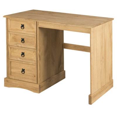 Corona Dressing Table Desk Mexican Solid Pine Computer | DIY at B&Q
