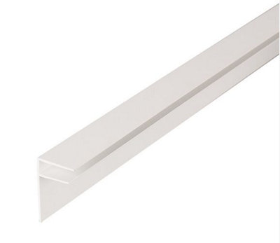 Corotherm White PVC Side Flashing - 4m x 10mm