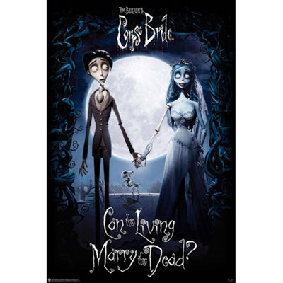 Corpse Bride Victor & Emily 61 x 91.5cm Maxi Poster | DIY at B&Q