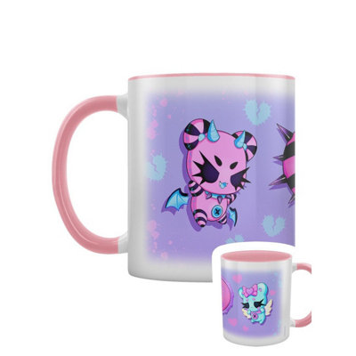Buy Cosmic Boop My Two Halves Inner Two Tone Mug Purple/White/Pink (One ...