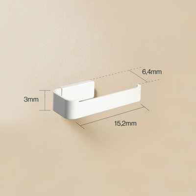 COSMIC Toilet Roll Holder, Self-adhesive or Screw-in, Stainless Steel ...