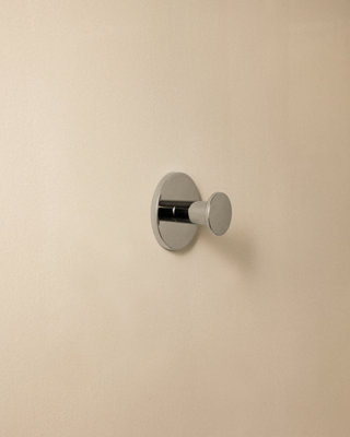 Cosmic Towel hook, Chrome 5,5 cm, Stick-on Installation. Collection ...