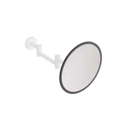 COSMIC Wall Magnifying Mirror, Matt White Architect Sp (X5)