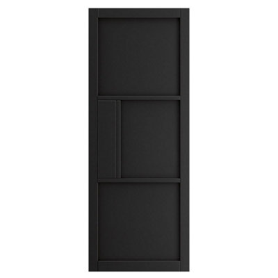 Cosmo Black Internal Laminate Door