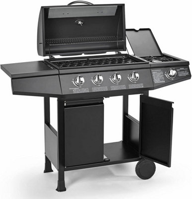 CosmoGrill Original 5 Gas Burner 4+1 Outdoor Barbecue For Garden with ...