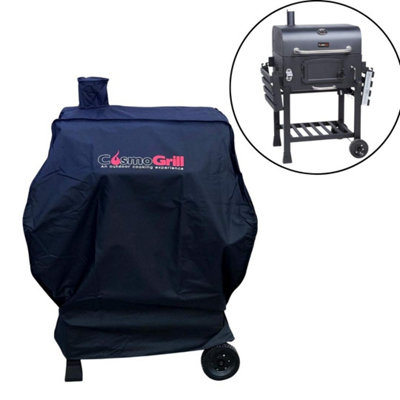 COSMOGRILL OUTDOOR XL SMOKER CHARCOAL BARBECUE GRILL GARDEN WITH ...