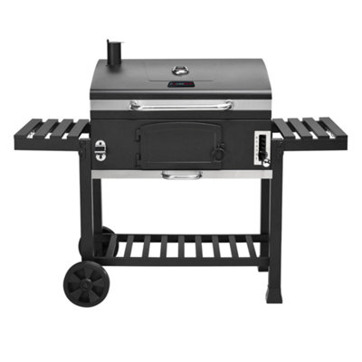 CosmoGrill Outdoor XXL Smoker Charcoal Barbecue For Garden with Cover ...
