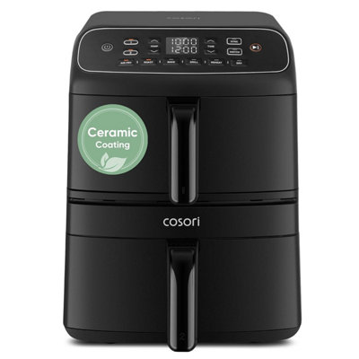 Cosori Double Stack Air Fryer Turbo Tower Compact 8.6 l, 39% Space ...