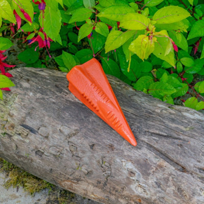 Cost Wise 3.5 lb Red Heavy-Duty Diamond Log Splitter Wedge - Forged ...