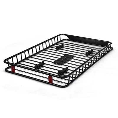 Costway 1.6M X 1M Universal Roof Rack Cargo Carrier Expandable Luggage ...