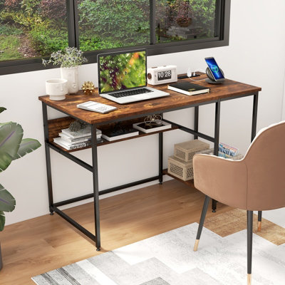 Desk with outlet store