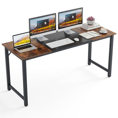 COSTWAY 160 x 60 CM Computer Desk Industrial Writing Desk Conference ...