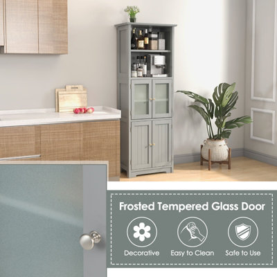 Tall decorative storage cabinets store