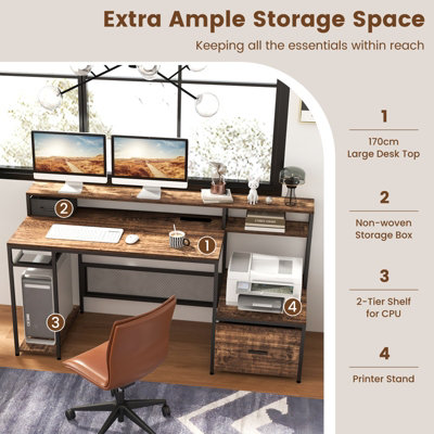 170cm desk store