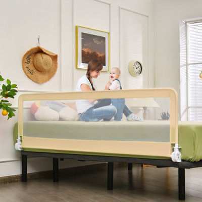 Costway 180CM Bed Safety Guard Folding Child Toddler Bed Rail Safety ...