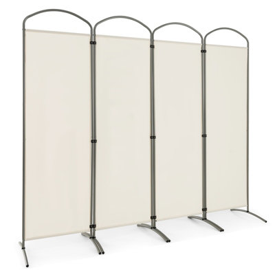 Buy Costway 188cm Folding Privacy Screen 4-Panel Room Divider Privacy ...