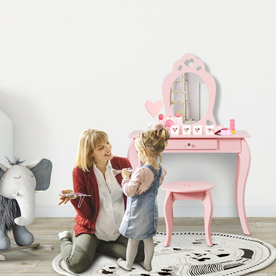 Girls dressing table and chair store