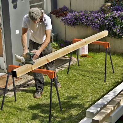 Workbench sawhorse store