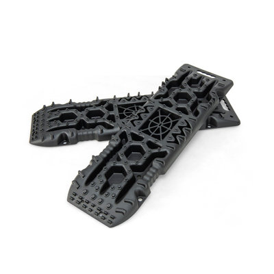 Costway 2 PCS Large Recovery Traction Boards Set W/ Jack Lift Base ...