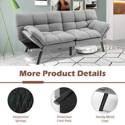 Couch bed memory foam store