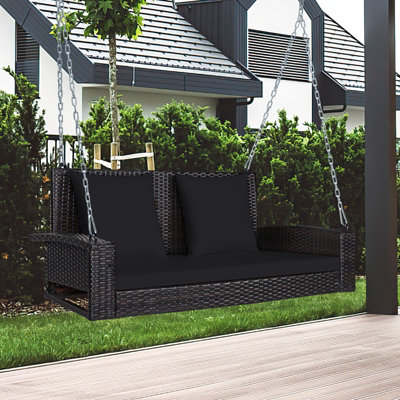 Hanging loveseat swing store