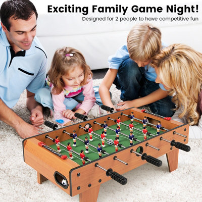 Costway 27'' Football Table Top Football Soccer Kids Family Game Toy ...