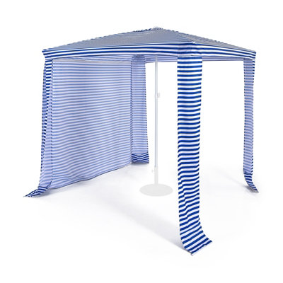 Costway 2m x 2m Outdoor Garden Gazebo Foldable Beach Cabana Sunshade ...