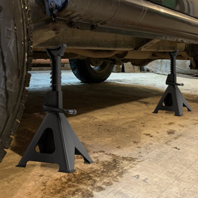 COSTWAY 2Pack 6 Ton Capacity Jack Stands Heavy Duty Metal Car Lifting ...