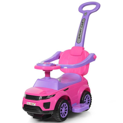 COSTWAY 3 in 1 Baby Ride on Push Car Toy Kids Stroller Sliding Walking ...