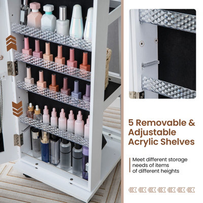 3 in 1 makeup and jewelry armoire store