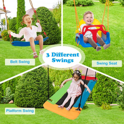 Swing set for 3 year old store