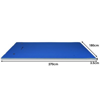 Costway 3 Layer Floating Water Mat Buoyancy Pad Swimming Pool Float Mat ...
