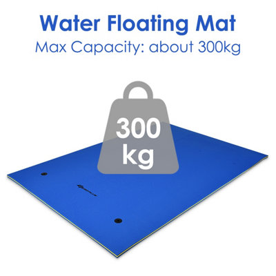 Costway 3 Layer Floating Water Mat Buoyancy Pad Swimming Pool Float Mat ...