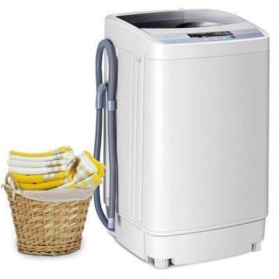 COSTWAY 4.5KG Load Portable Full-Automatic Washing Machine Compact ...