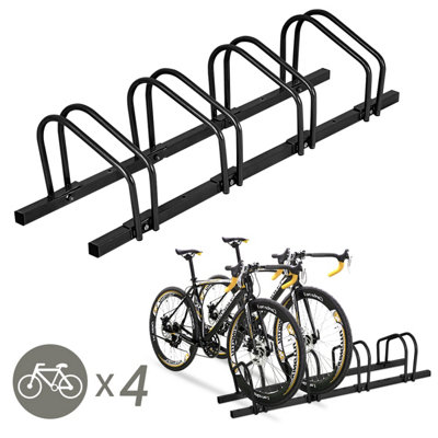Costway 4 Bike Rack Bicycle Storage Rack for Children Bike Stunt Bike