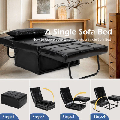 Sleeper ottoman store