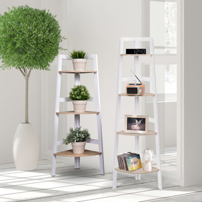 Corner ladder storage store