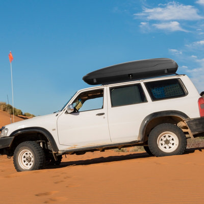 COSTWAY 480 L ROOFTOP CARGO CARRIER HARD SHELL WATERPROOF TRAVEL ...