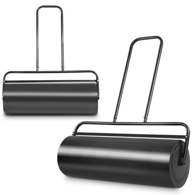 Costway 48L Steel Garden Lawn Roller Water Sand Filled Outdoor Grass ...