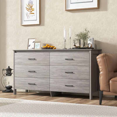 Kirchoff 6 drawer double dresser store