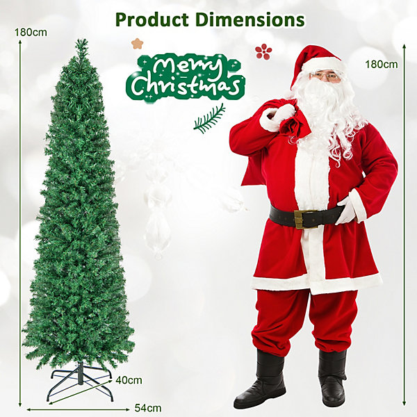 Costway 6 FT Fiber Optic Artificial Christmas Tree Prelit Costway 6 FT Fiber Optic Artificial Christmas Tree Prelit